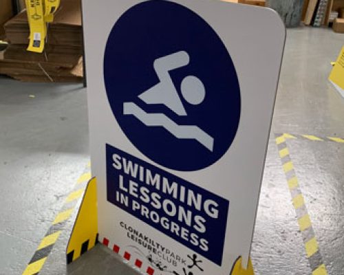 Pavement Signs | Walsh Print & Graphics