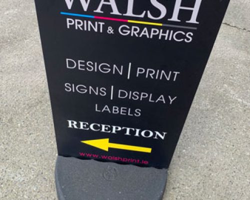 Pavement Signs | Walsh Print & Graphics